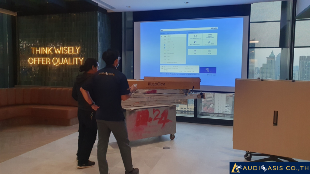 ติดตั้งระบบภาพ Siam Scape – Audioasis